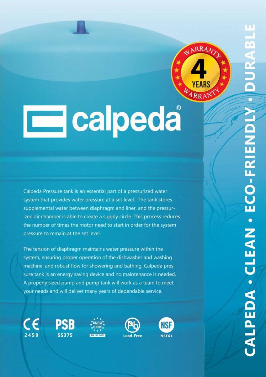 Calpeda pressure tank – บ้านปั้มน้ำ